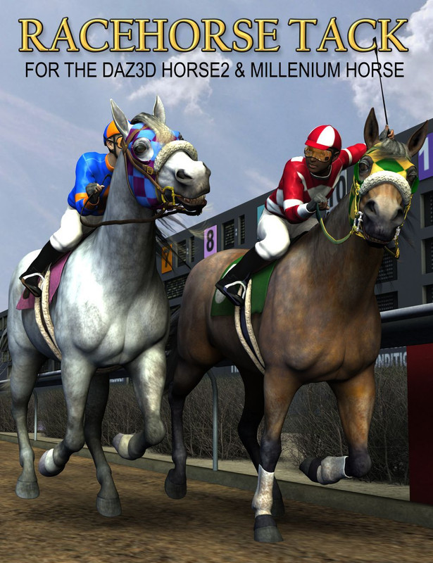 Race Horse Tack For The DAZ 3D Horse 2 And Millennium Horse [Request]