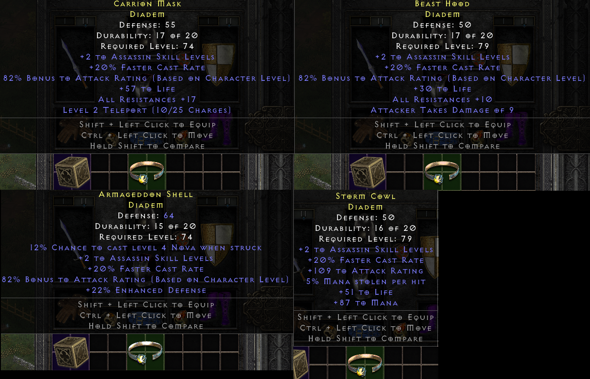 Ghost Hybrid Sin Pvp Gear - Topic - d2jsp