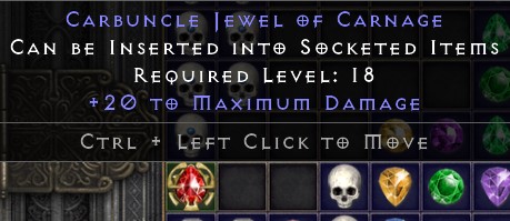 Lvl 18 Jewel 20max Dmg - Topic - d2jsp