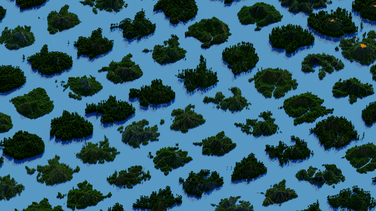 📦 500+ Custom Islands (1.19+) - Terrain Asset pack - Plains / Desert ...
