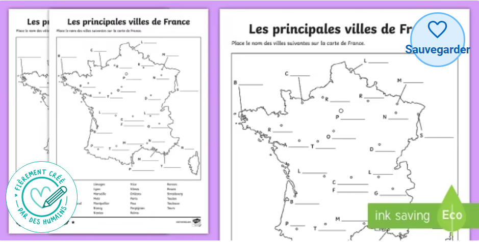 Carte Des Villes De France Les Plus Grandes Villes Du Pays Villes Les