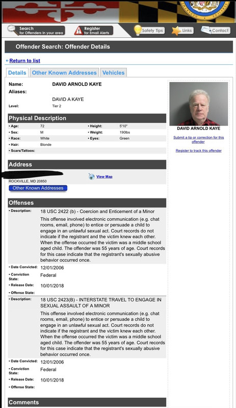 David Kaye RSO Information | Temple of TCAP