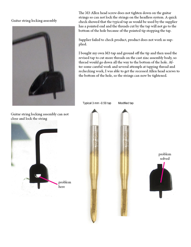 Strong Lock problem for6 string Alnicov Tremolo Bridge — Postimages
