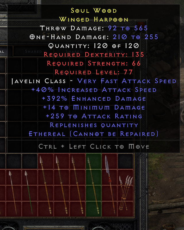 Quick Cruel Winged Harpoon - Topic - d2jsp