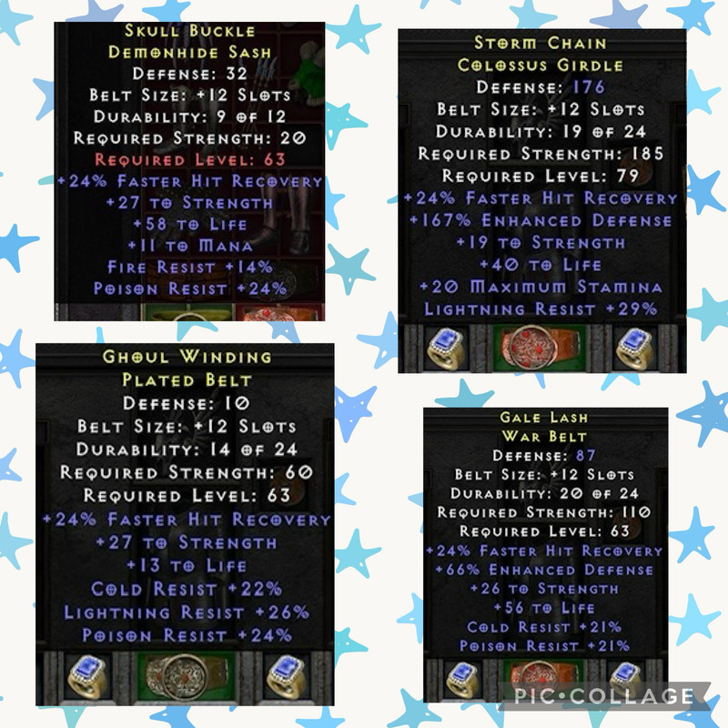 Gg Rare Belts Ft - Topic - d2jsp