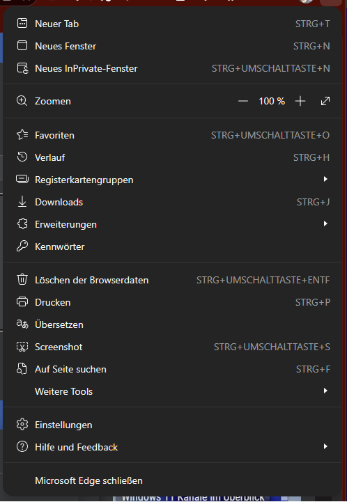 Microsoft Edge 149.0.4022.69 mit Korrektur für das Dialogfeld Downloads ...