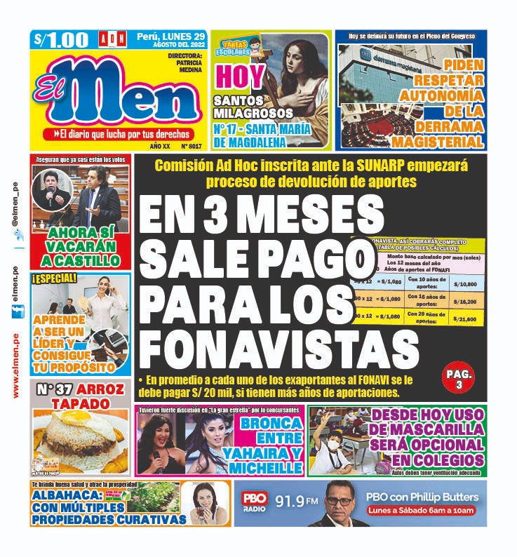 RAZONYFUERZA - Titulares del Men 5-The Real - Noticias de Chile y el mundo