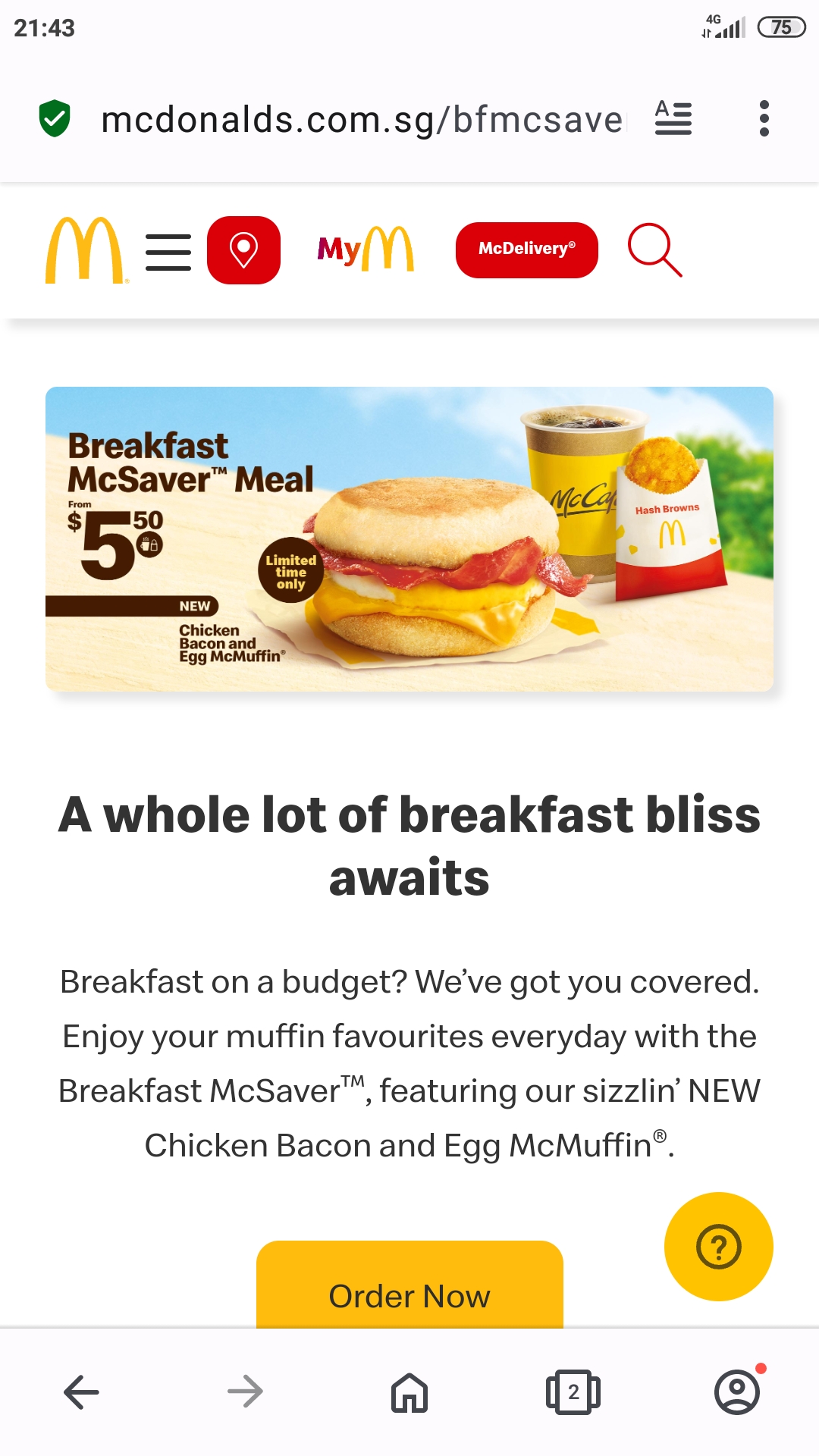 Did mcdonald's breakfast mcsaver meals increase price again? | HardwareZone Forums