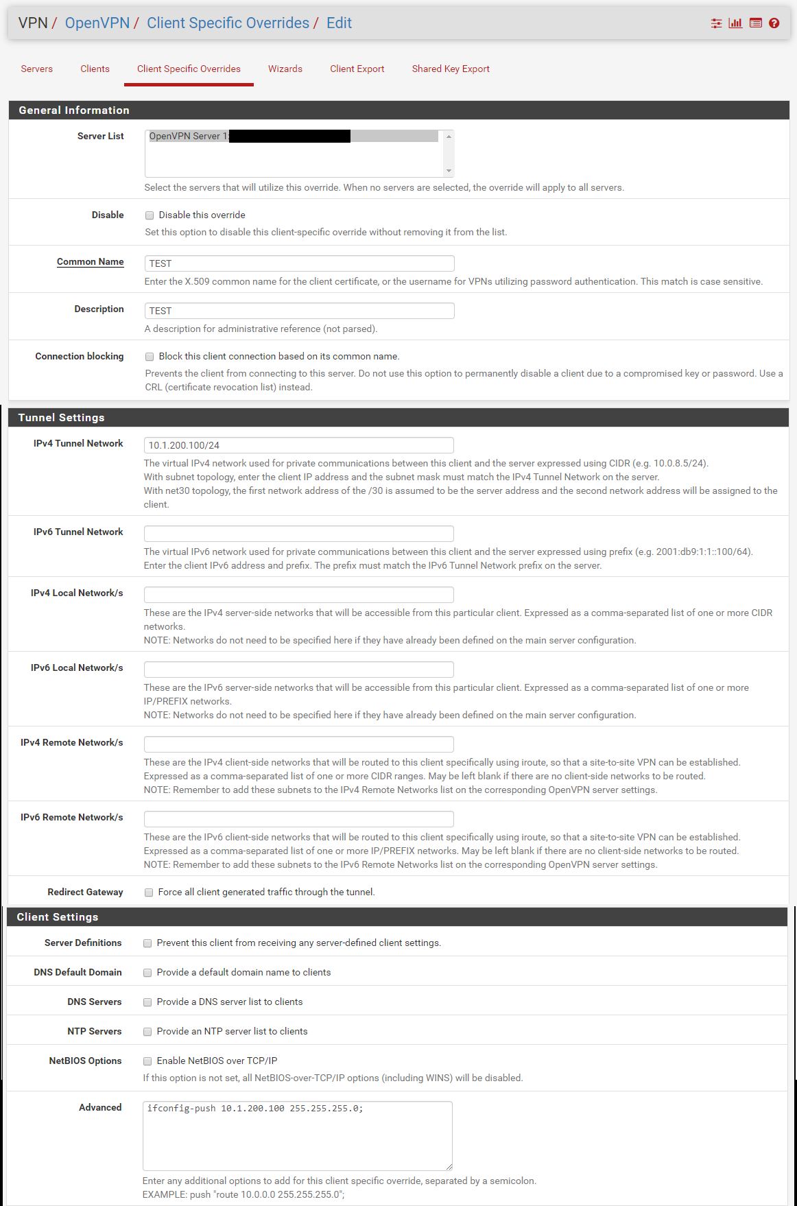 Client Override — Postimages