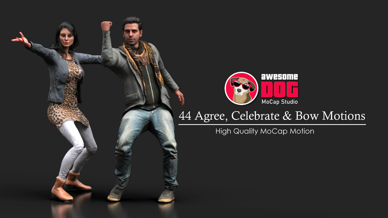 [ Reallusion Motion ] Agree Celebrate 2026 - Free Daz 3D Models