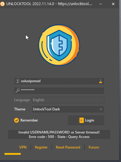 Unlocktool License Data [Username] Incorrect Or Other Login Issue Post Here - Page 3 - GSM-Forum