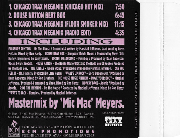 23/02/2023 - 'Mic Mac' Meyers – Chicago Trax Megamix ( CD, Mixed)( BCM ...