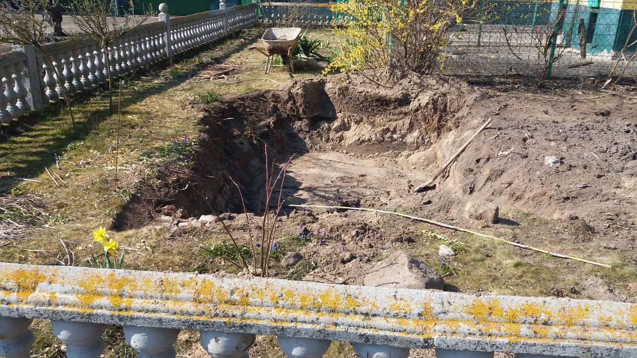 new pond build — Postimages