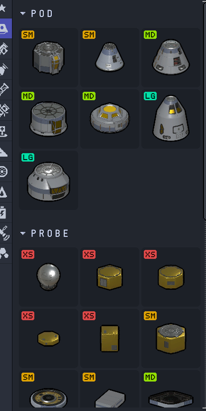 Suggestion: Part size symbols are great, but confusing - KSP2 ...