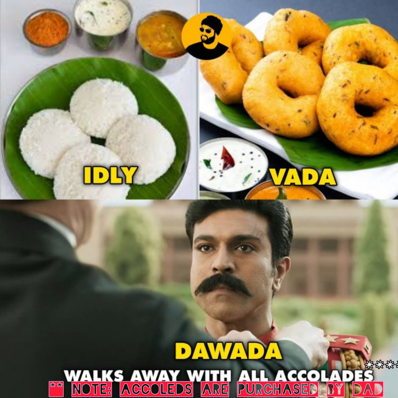 Idly + vada = dawada - Chat Room - NFDB