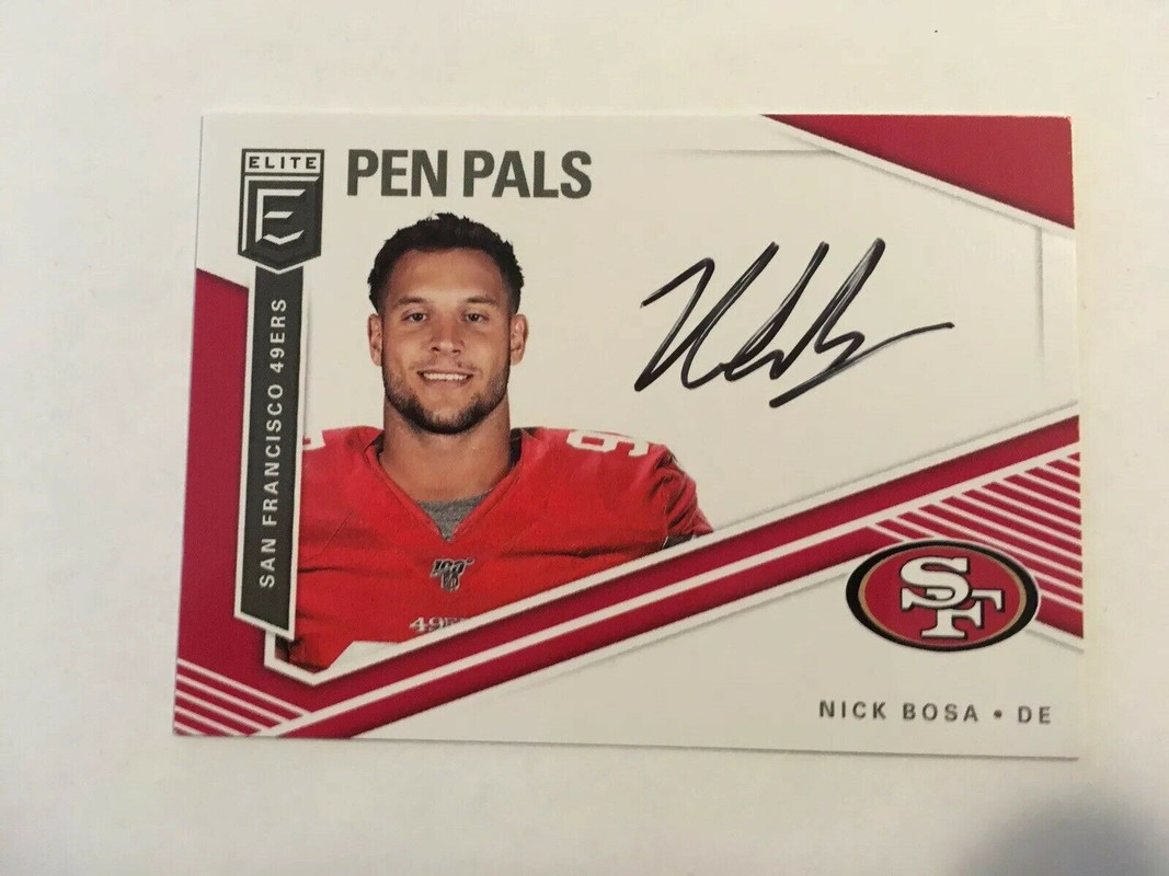 Nick Bosa2019 Elite Pen Pals Auto — Postimages