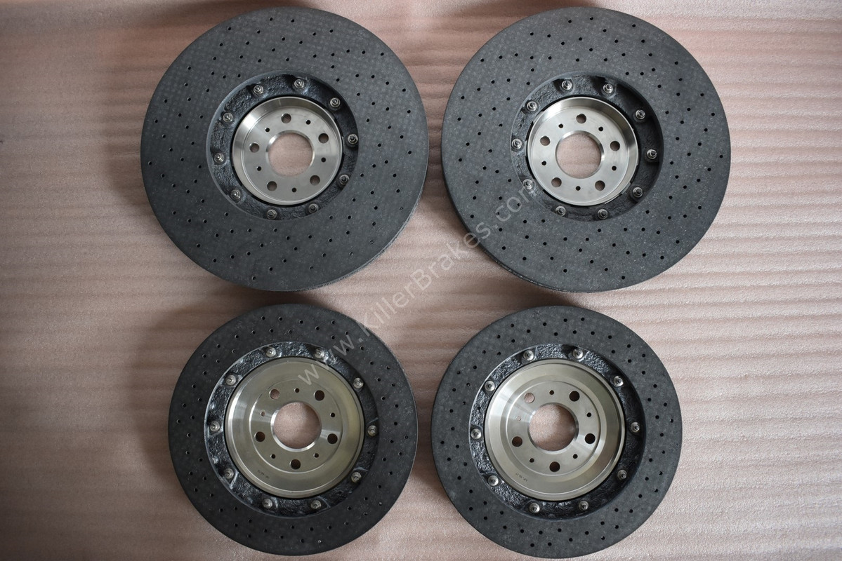 Audi Rs6 4 F C6 Carbon Ceramic brake discs 420x40mm 356x28mm NEW ...