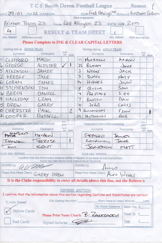Team sheet — Postimages
