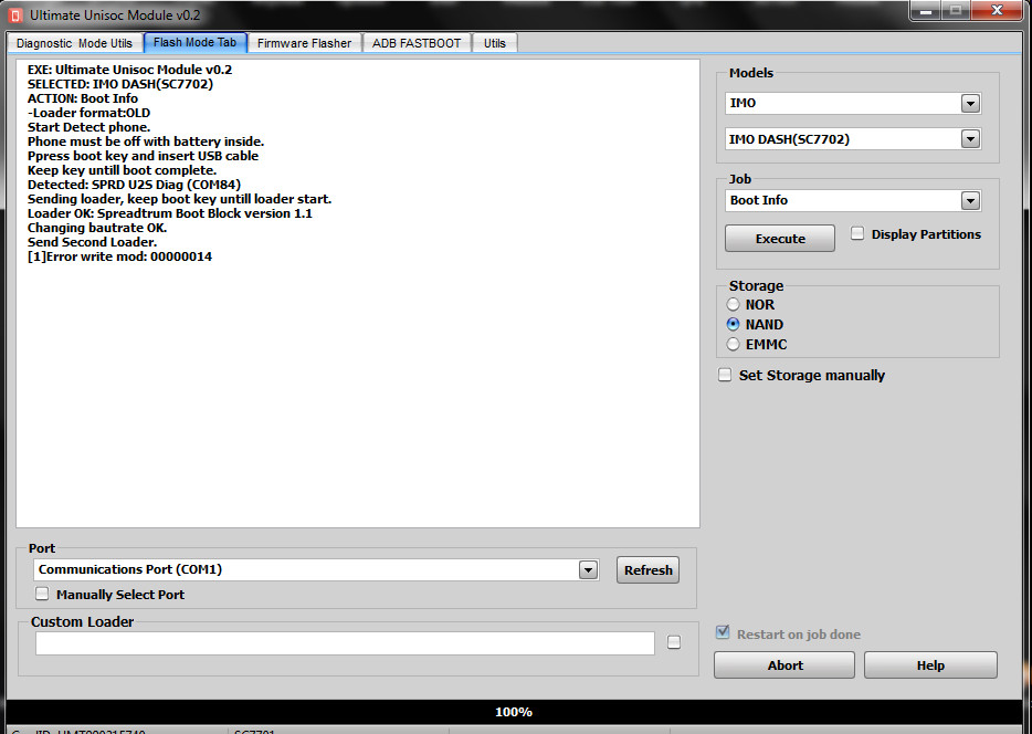 Imo dash after boot info dead help - GSM-Forum