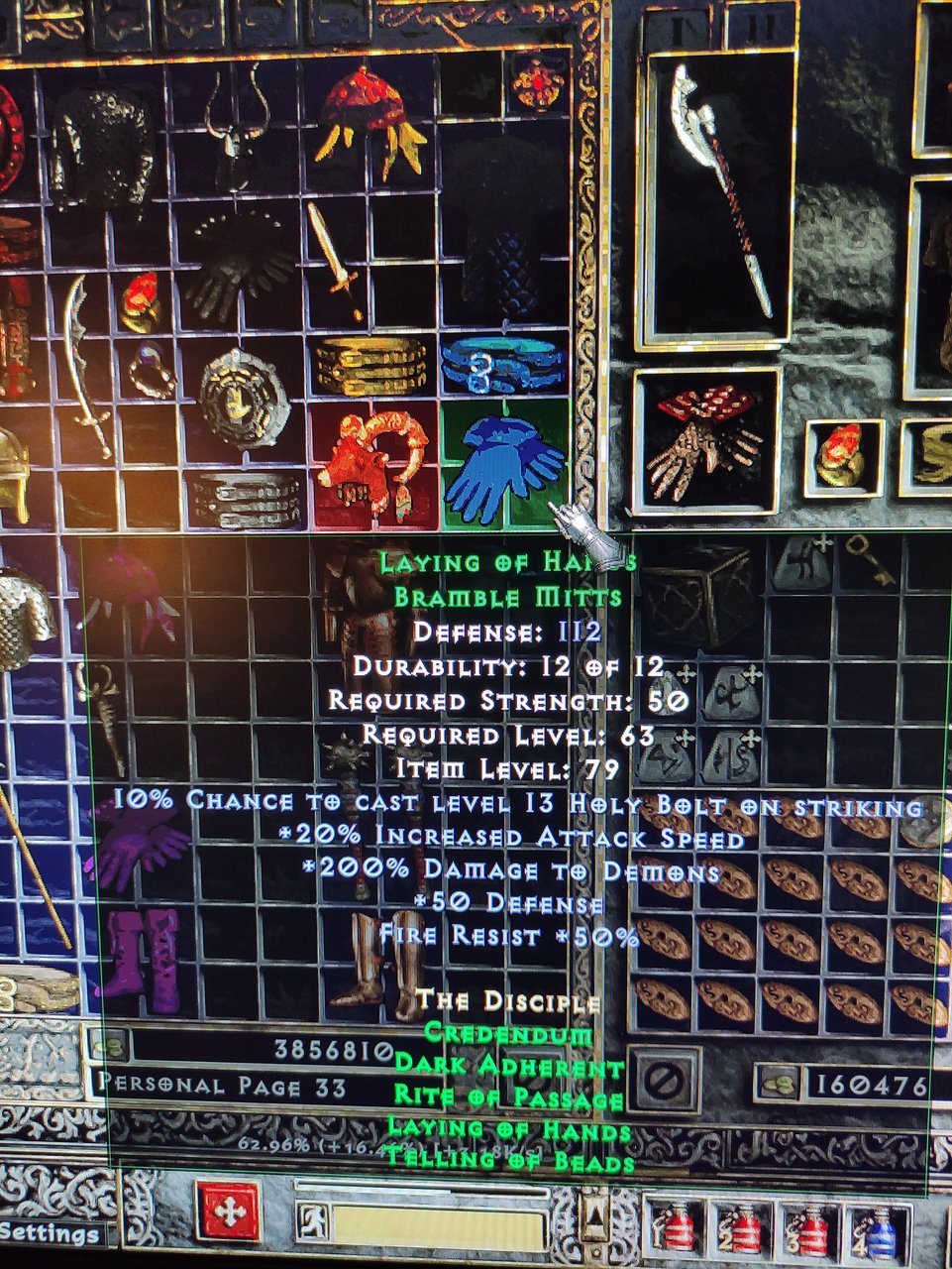 laying of hands — Postimages