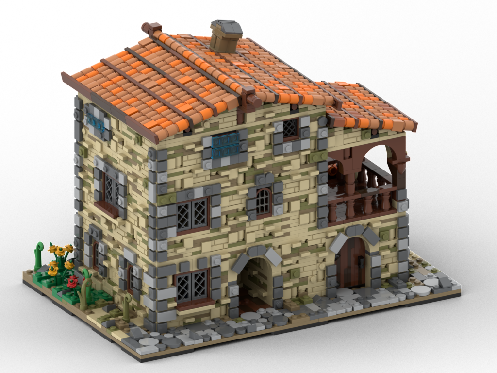 LEGO MOC Old Italian house by legoprofi | Rebrickable - Build with LEGO