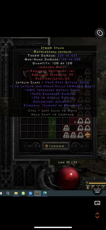 Eth Rep 1jav 40ias 342ed Matriarchal Javelin - Topic - d2jsp