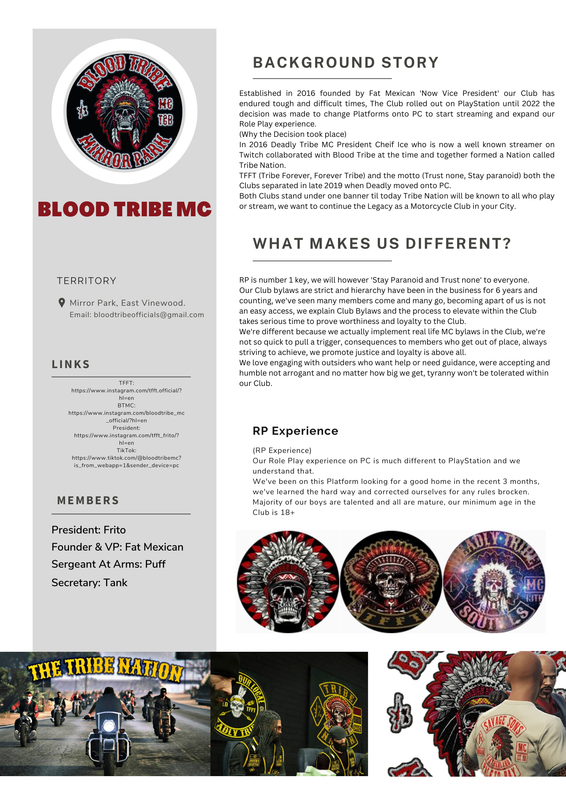 BLOOD TRIBE MC — Postimages