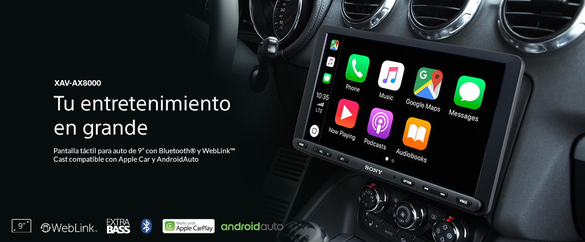Sony Autoradio con pantalla táctil y Bluetooth XAV-AX8000 SONY ...