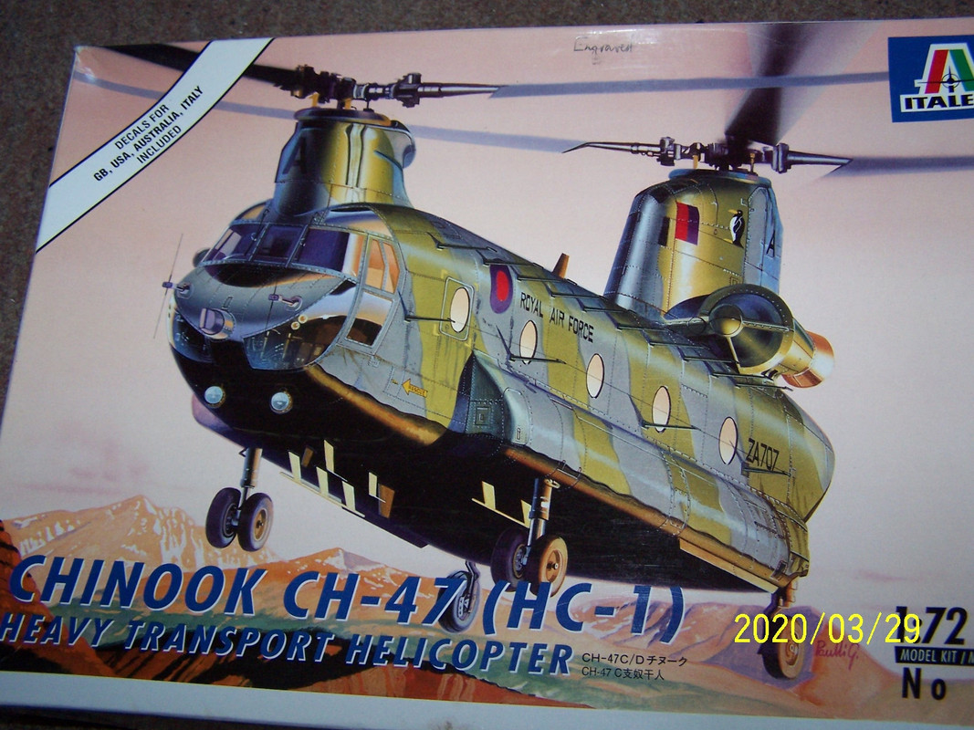 Tim builds Chinook Bravo November - COMPLETED - Falklands War 40th ...