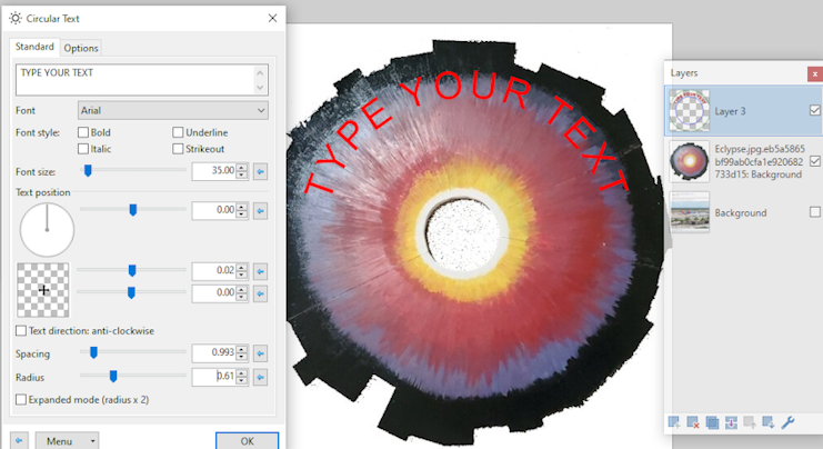 Text Along A Slight Curve - Paint.NET Discussion and Questions - Paint ...