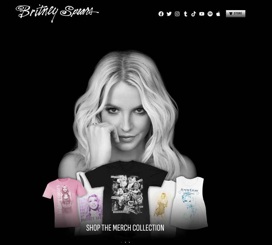 Britneyspears.com official website has been updated! - Britney Spears ...