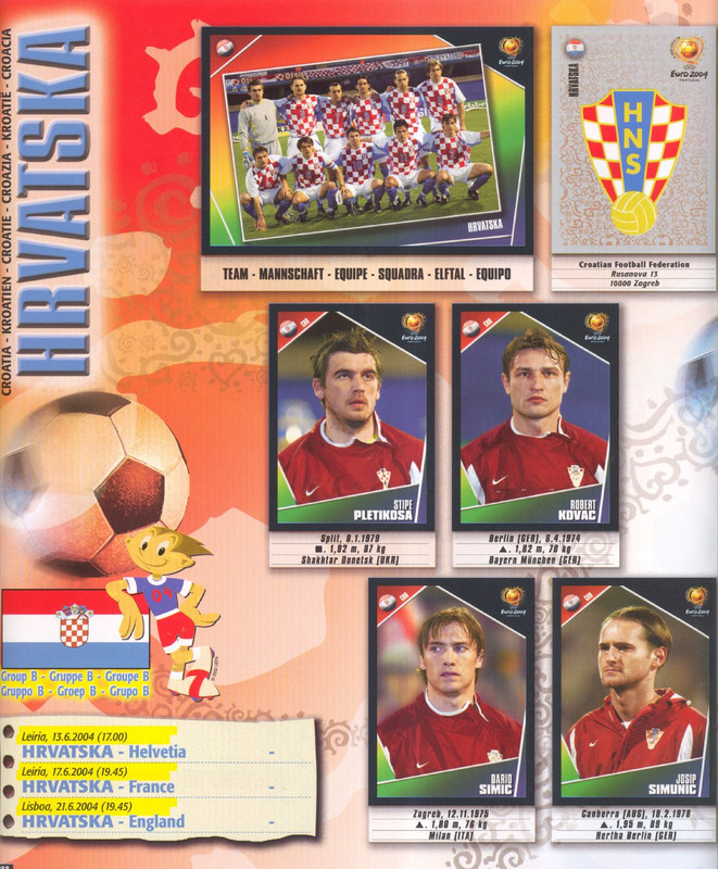 Album UEFA Euro 2004, Portugal Panini 26 — Postimages