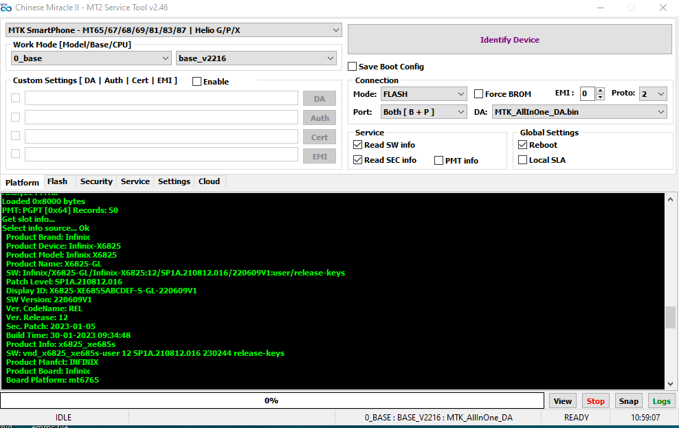 Infinix Hot 20 Play X6825 logo restart done by mtk cm2 - GSM-Forum
