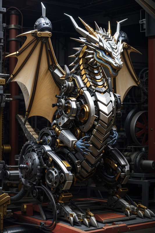 Dream Shaper v7 mechanical dragon 1 — Postimages