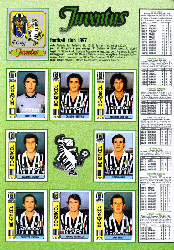 Calciatori 1981 1982 Panini 24 — Postimages