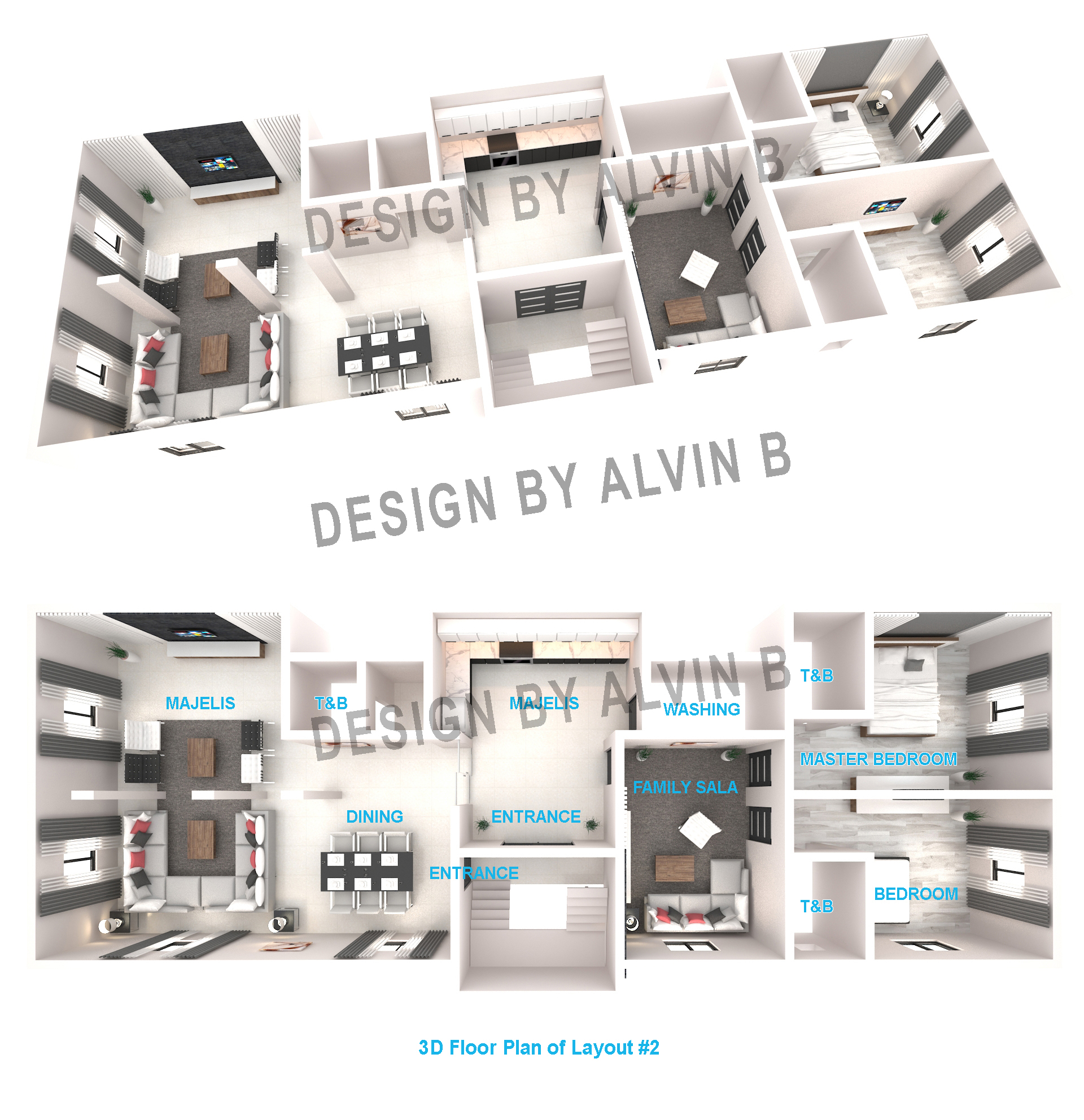 Agha Upper Floor 3 D Layout 3 Combi 2019 — Postimages
