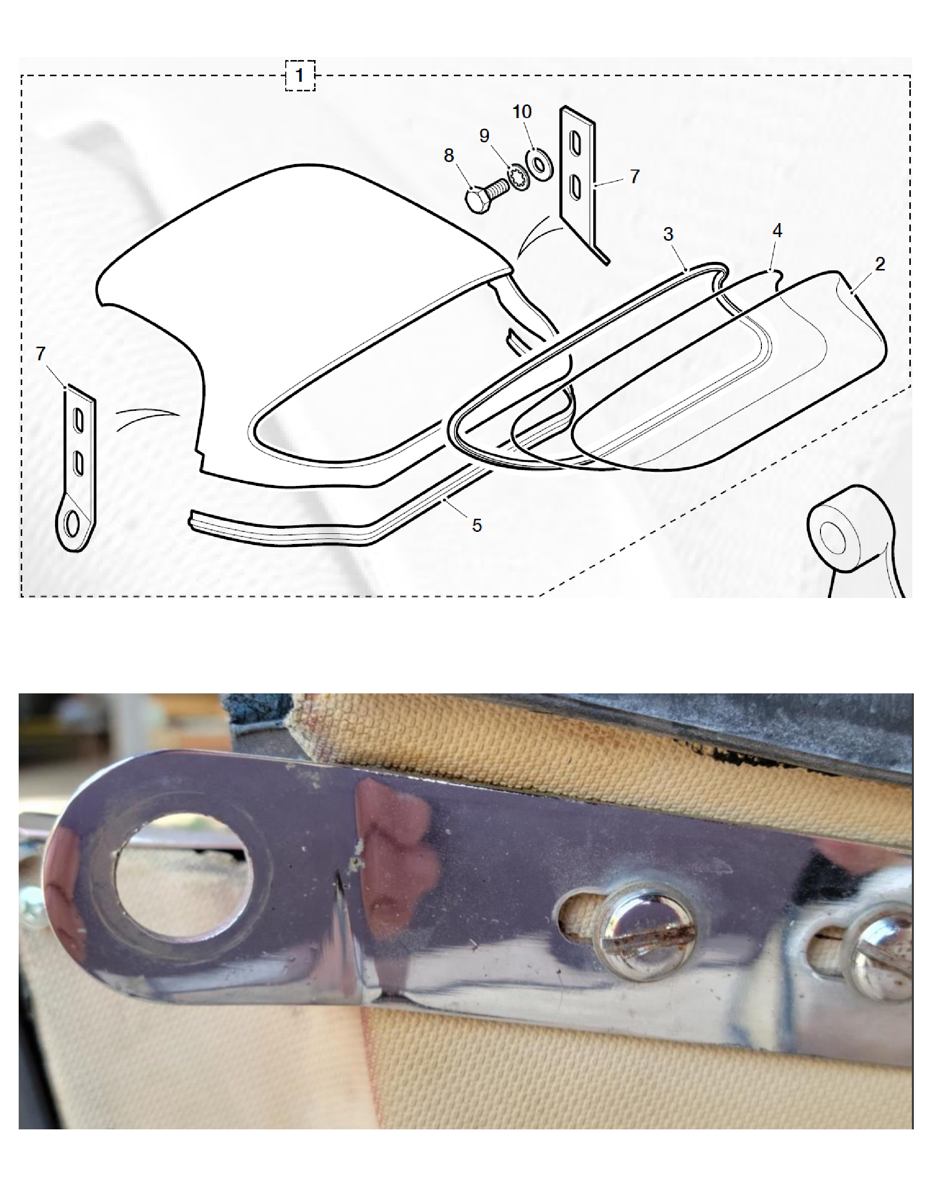 E Type Hardtop BD20487 3 setscrew for securing attachment brackets to hardtop — Postimages