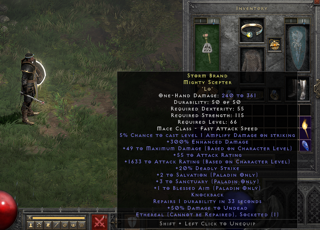 Iso Eth Rare Weapon With 5% Ctc Amplify Damage - Topic - d2jsp