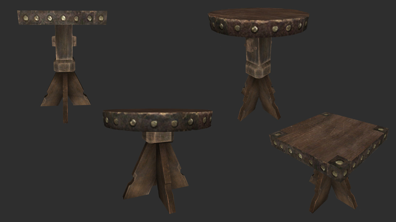 HFs - Noble End Tables - Remodel at Skyrim Special Edition Nexus - Mods ...