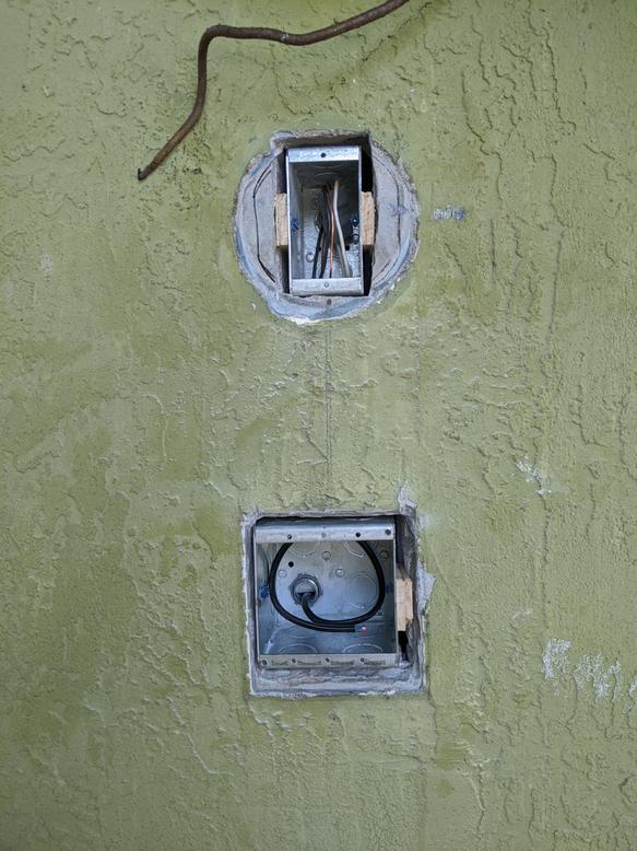 How to FLUSH mount/secure a metal masonry box to an exterior masonry ...