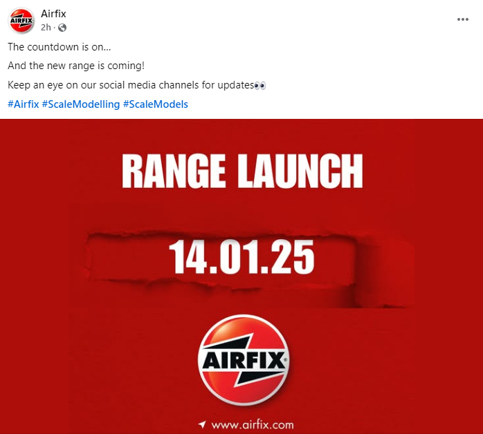 Airfix 2025 - catalogue & programme - range launch on January 14th ...