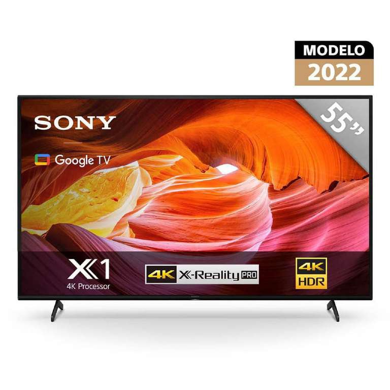 ELektra: TV LED Sony Bravia 55 Pulgadas 4K Google TV Serie X75K