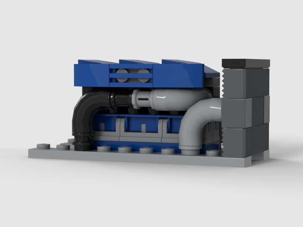 LEGO MOC Cummins Turbo Diesel Engine by rayb | Rebrickable - Build with ...