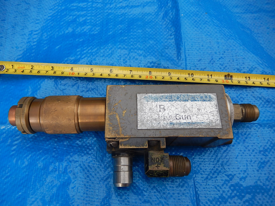 USED SULZER METCO 9MB PLASMA GUN FOR SALE - PICTURES BELOW