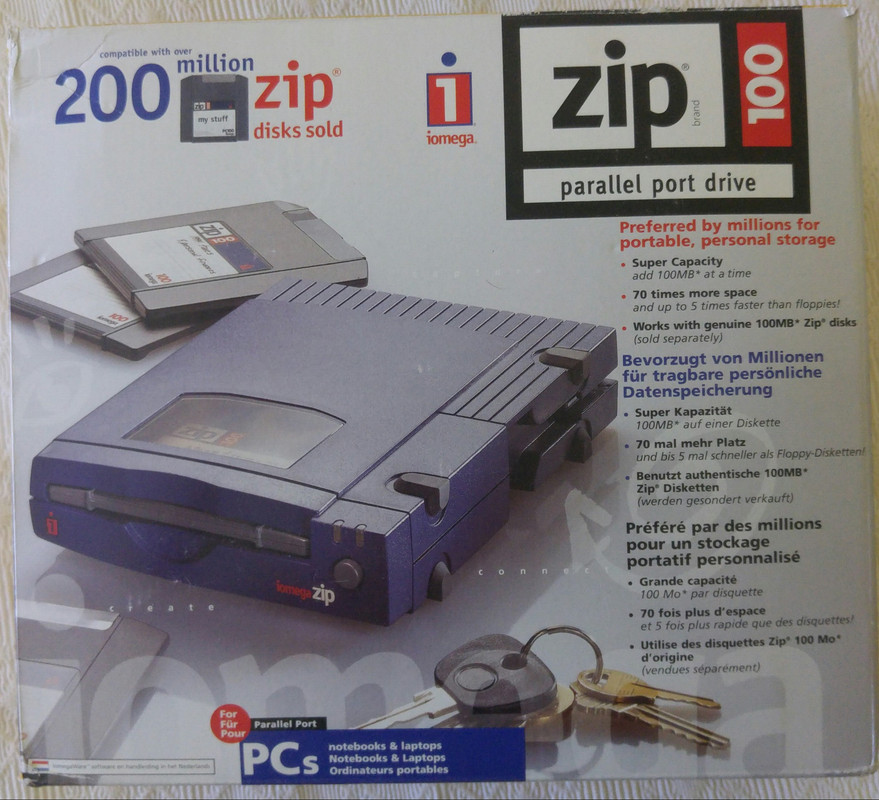 Iomega ZIP Drive - Lagring