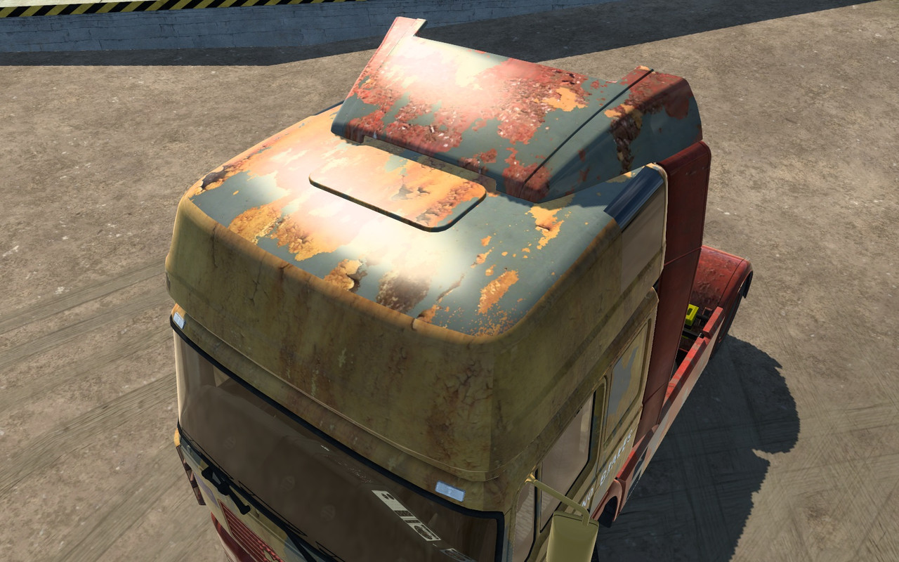 Rusty OLD skin FOr MAN F2000 - SCS Software