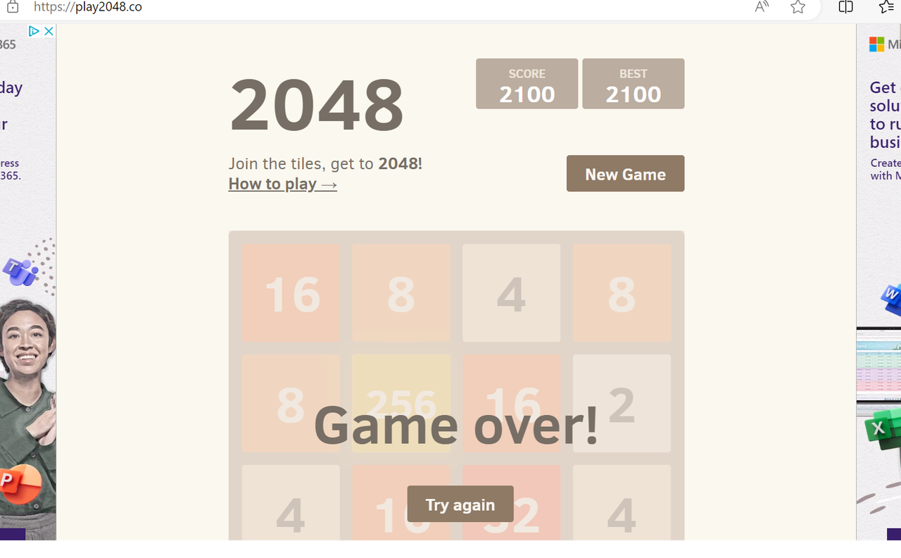 2048 Game