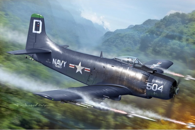 1/72 - Douglas AD Skyraider by Sword Models- AD-4W/AEW.1 & AD-3/-4 ...