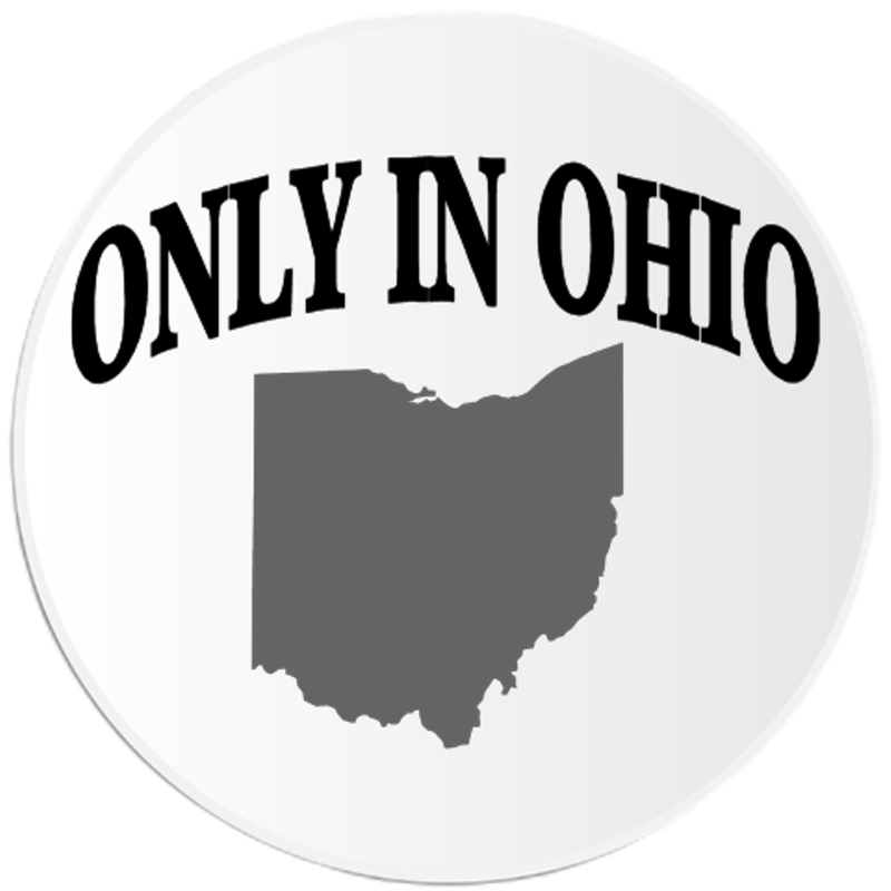 Only in Ohio - 3 Pack Circle Stickers 3 Inch - Meme Funny Humor | eBay