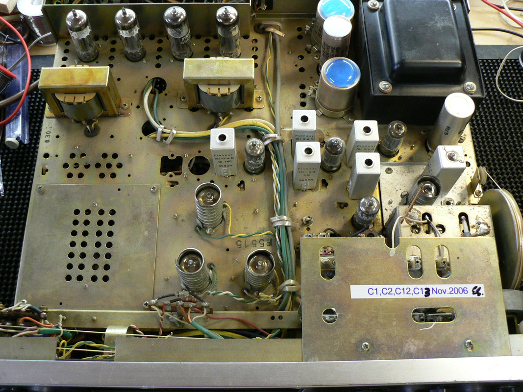 Pioneer SX 401, Top View, Open (1) — Postimages